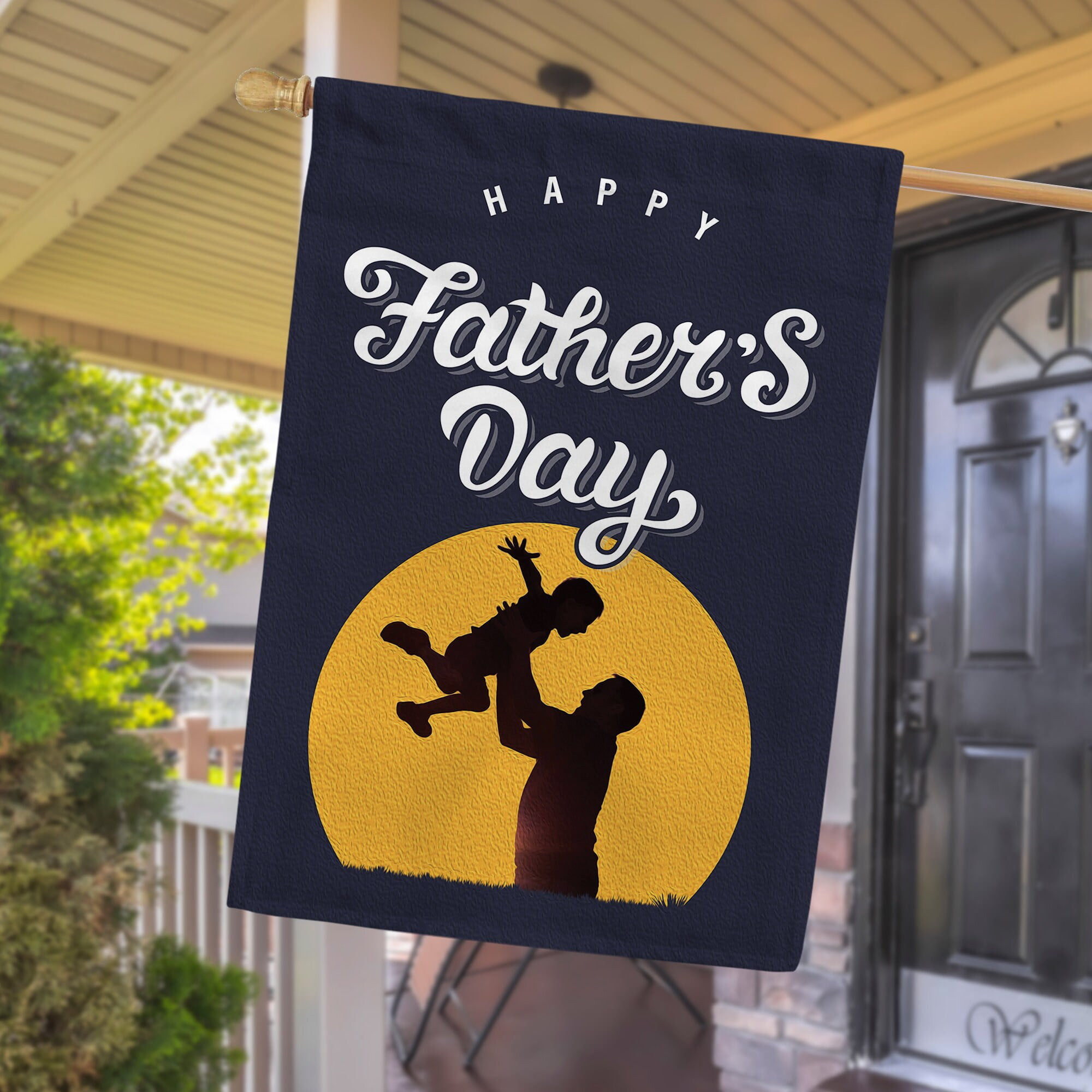 TraQunn Happy Father's Day Garden Flag Father Garden Flag Father's Day ...