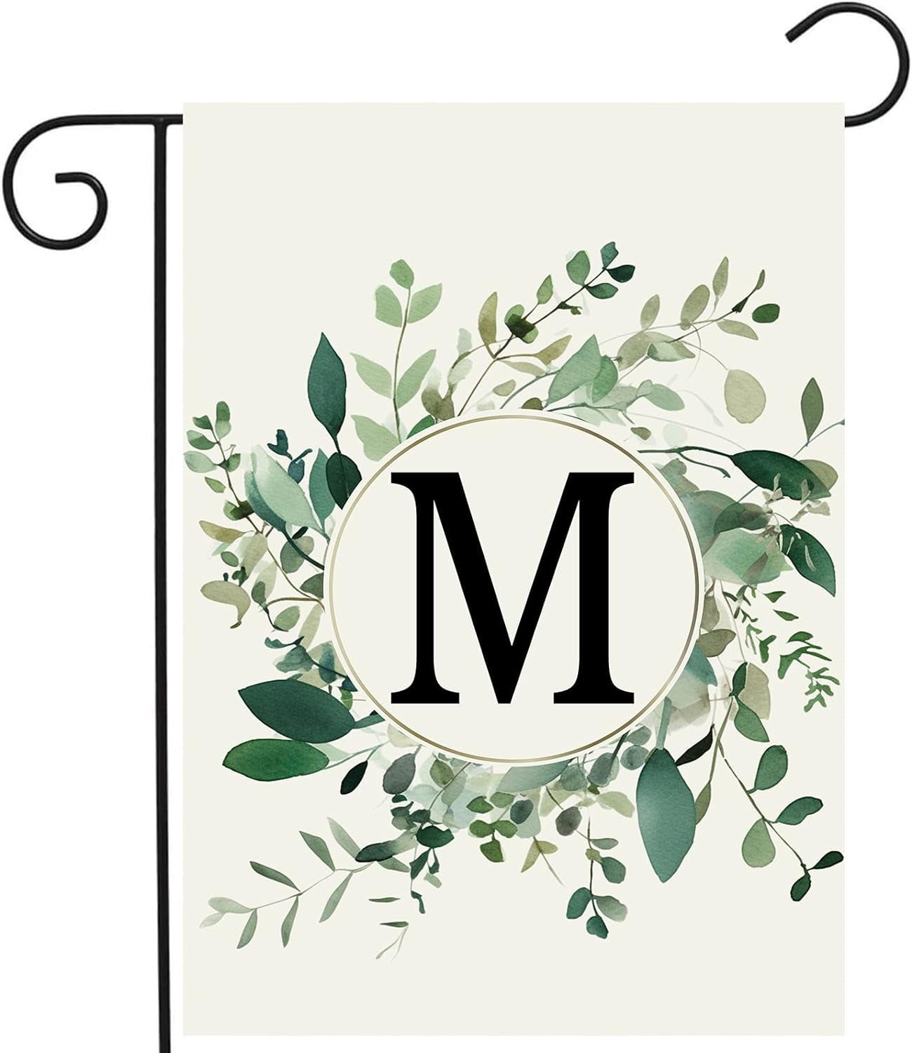 TraQunn Letter M Garden Flag Monogram Initial Garden Flags for Outside ...