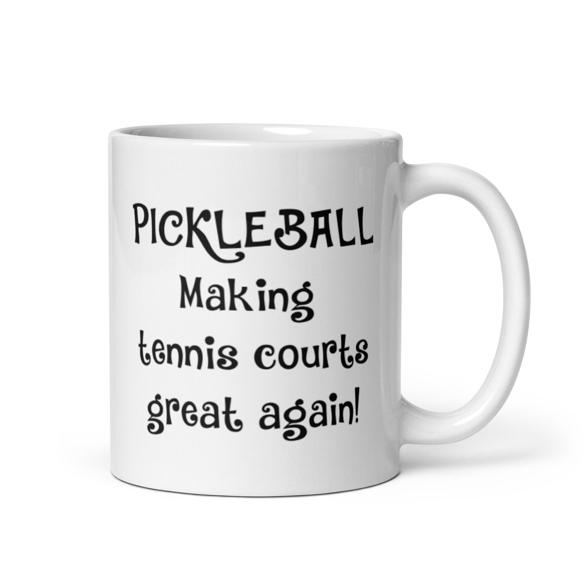 TraQunn Pickleball Gift Mug Gift for Pickleball Player Fun Coffee Cup ...