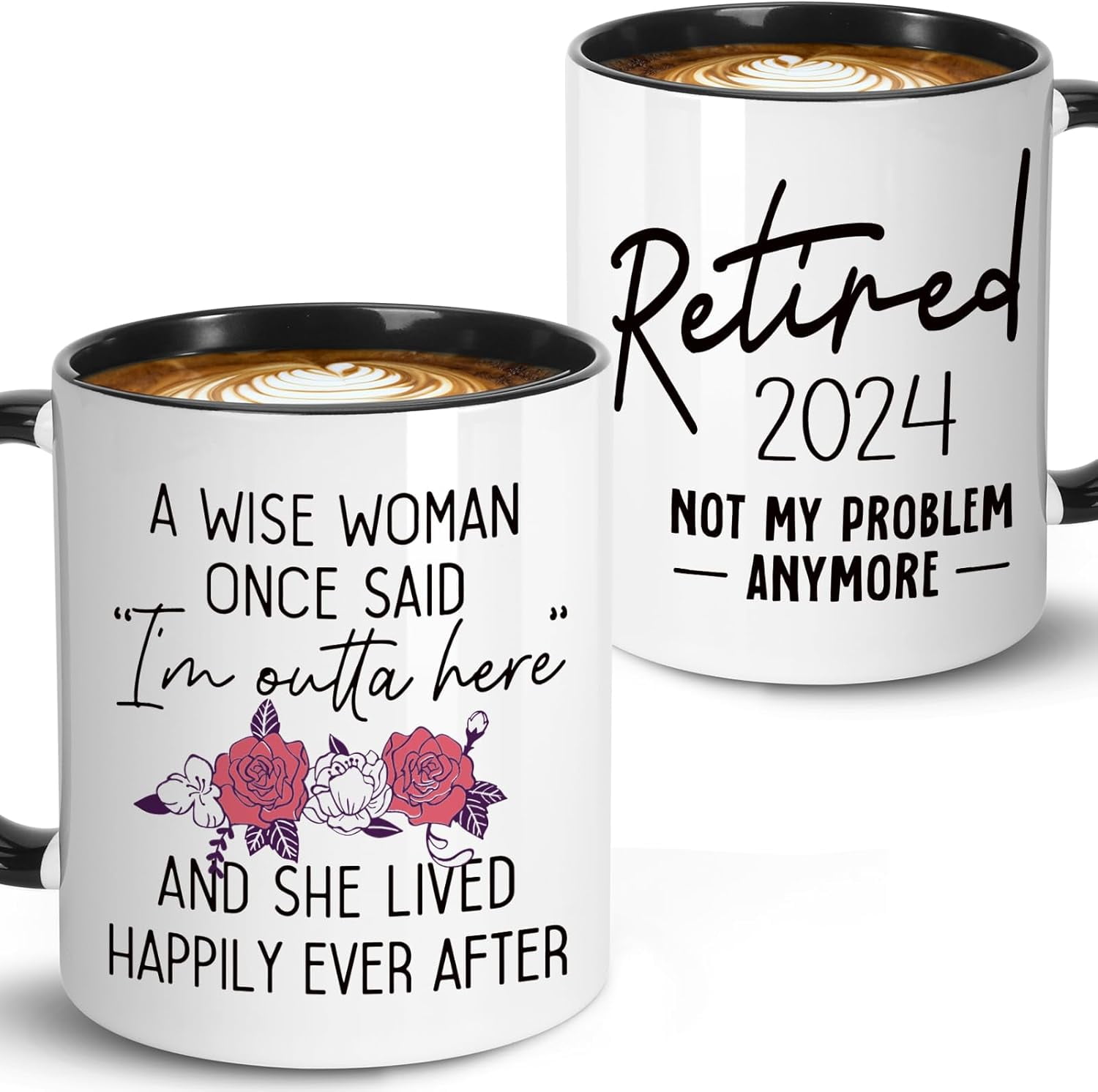 TraQunn Retirement Mug Gifts for Women 2024 Happy Retirement Mug Gifts ...