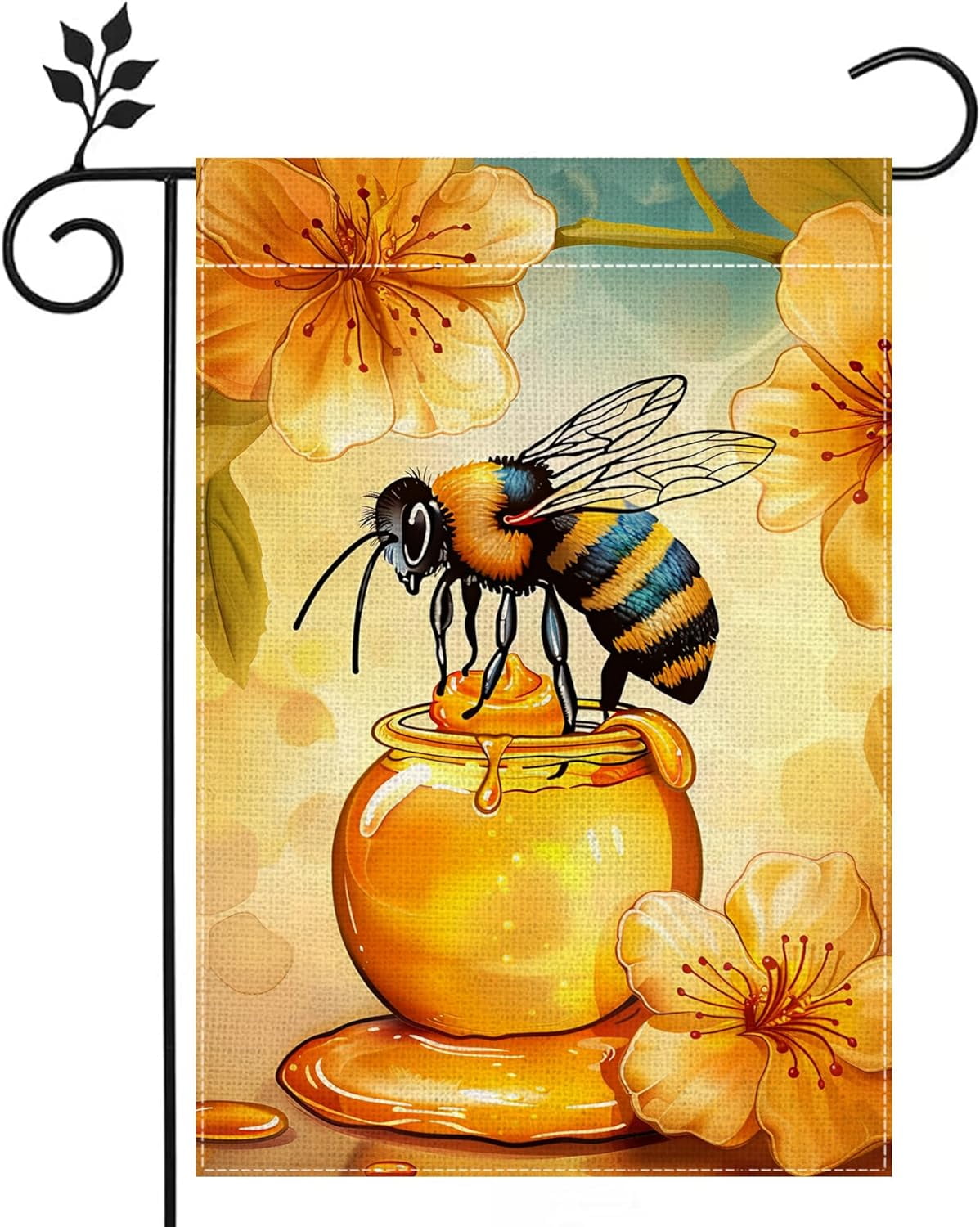 TraQunn Summer Bee Garden Flag Welcome Garden Flags 12X18 In Vertical ...