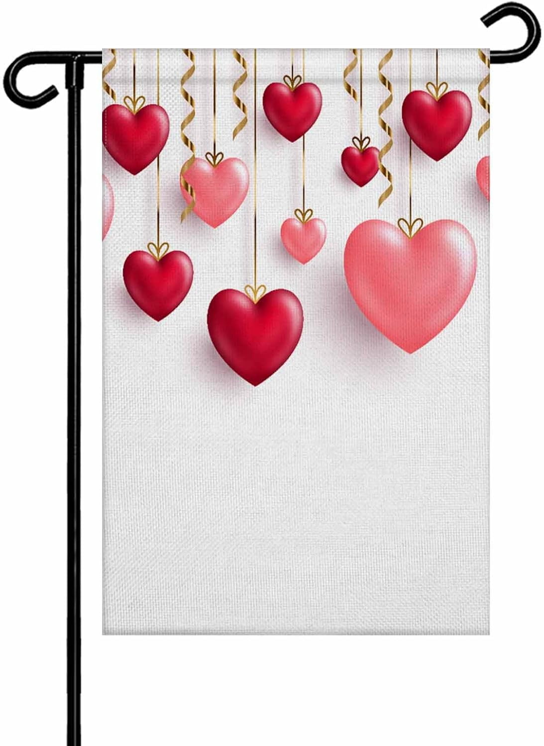TraQunn Valentine's Day Garden Flags Love Heart Garden Flag Double ...