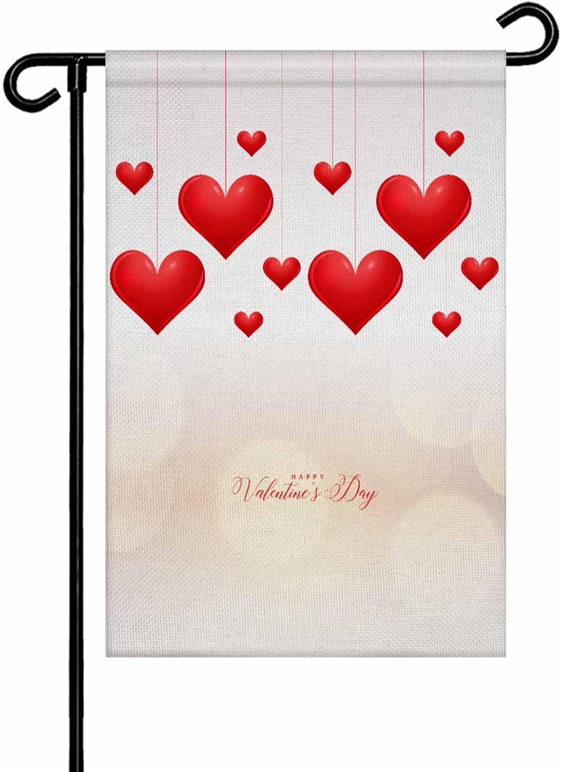 TraQunn Valentine's Day Garden Flags Red Love Heart Garden Flag Double ...