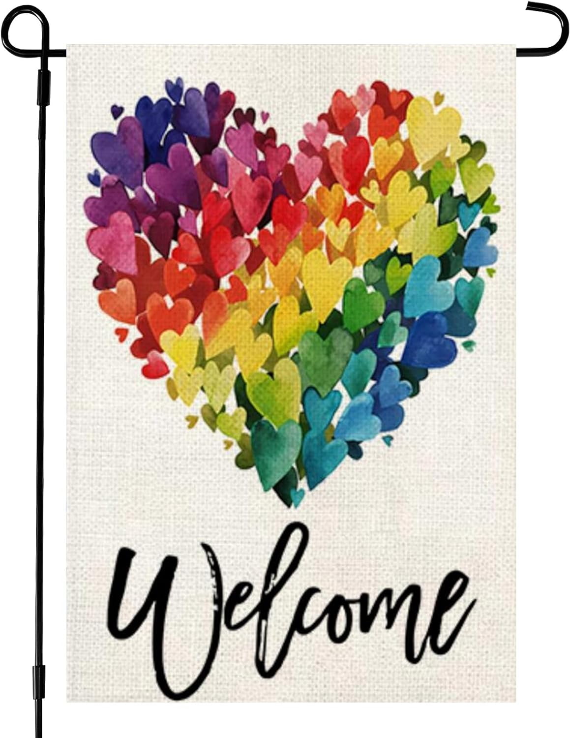 TraQunn Welcome Rainbow Pride Flag Gay Pride Flag Progress LGBT Rainbow ...