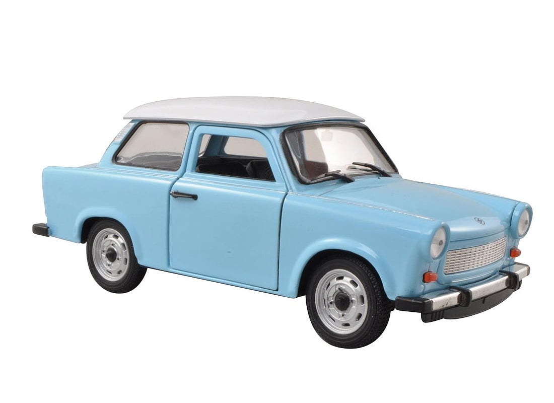 Trabant 601 1:24 scale Diecast Model Car by Welly in Blue - Walmart.com