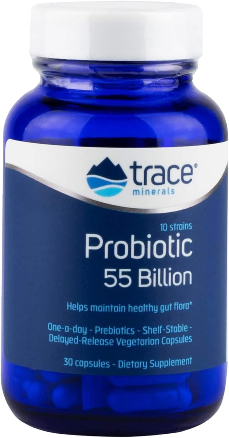Probiotic 55 Billion Active Cultures per Capsule 30 Capsules | Bifidobacterium, Lactobacillus ...