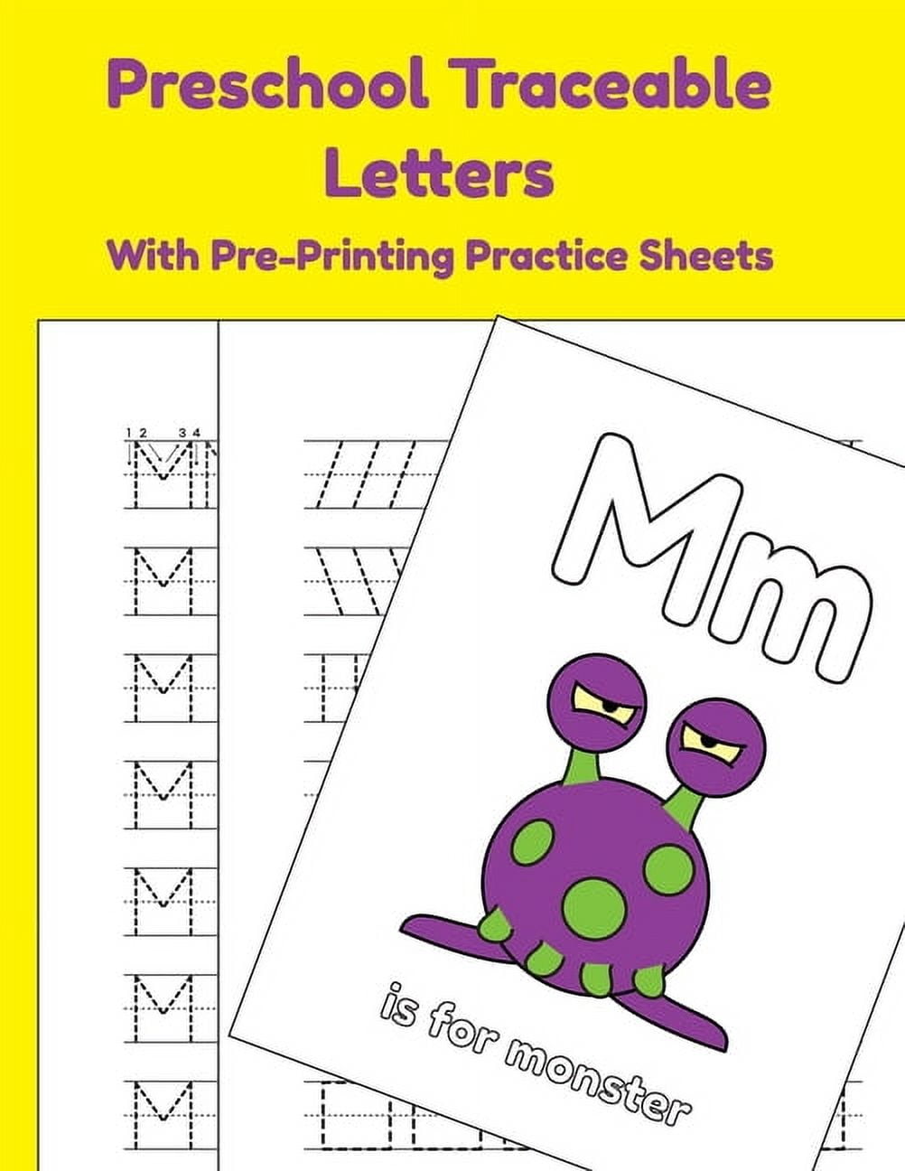 Trace ABC Books for Toddlers Preschool Traceable Letters With Pre ...