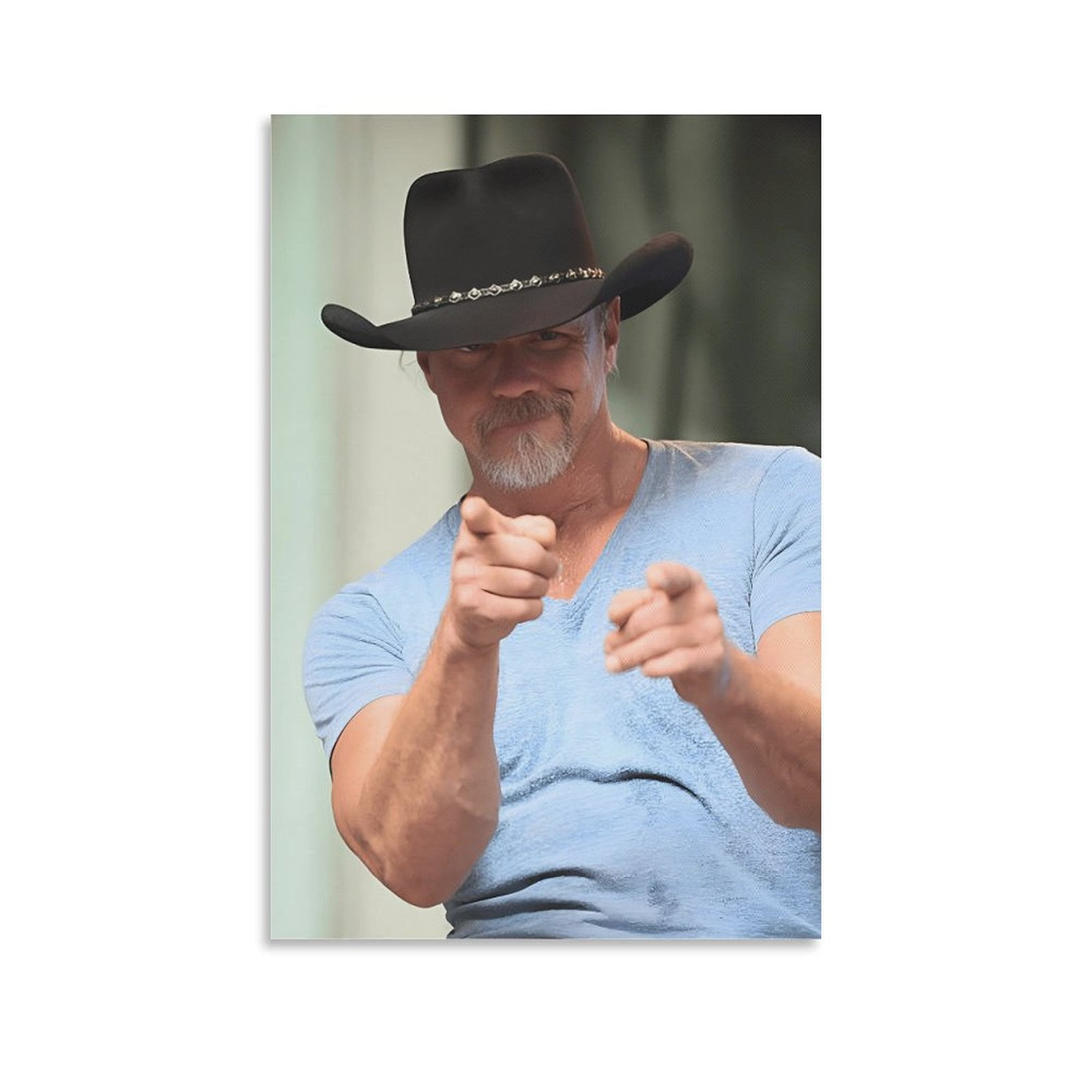 Trace Adkins Retro Country Singer Art Poster Canvas Poster Wall Art ...