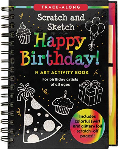 Pre-Owned Trace-Along Scratch and Sketch: Happy Birthday! Scratch and ...