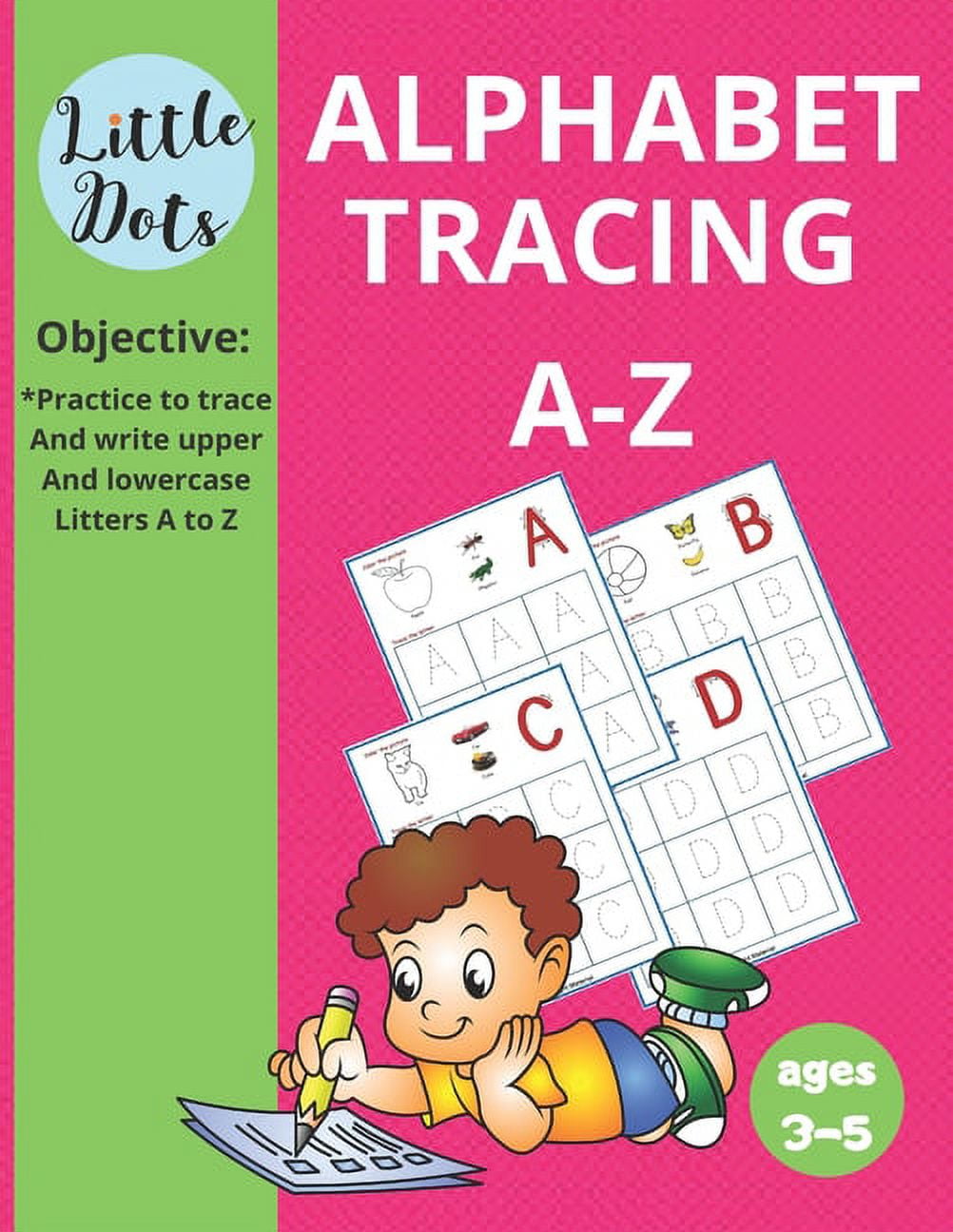 Trace Alphabet A-Z: Alphabet Handwriting Practice workbook for kids ...