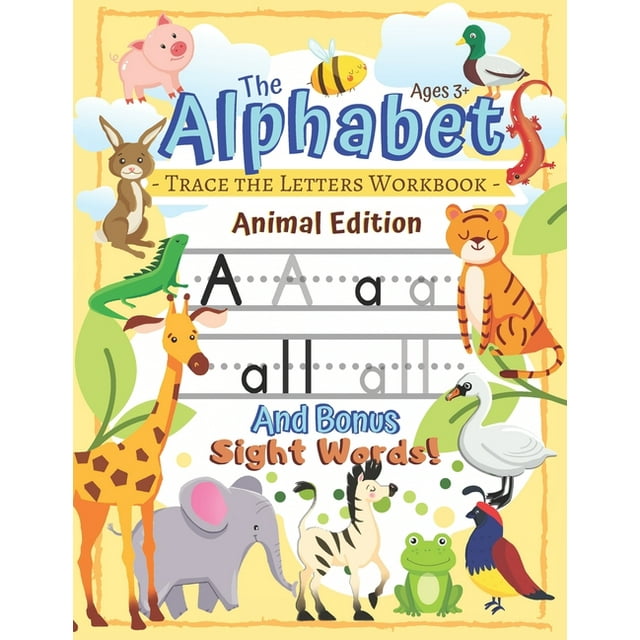 Trace the Alphabet: Trace the Alphabet Workbook: Letters of the ...