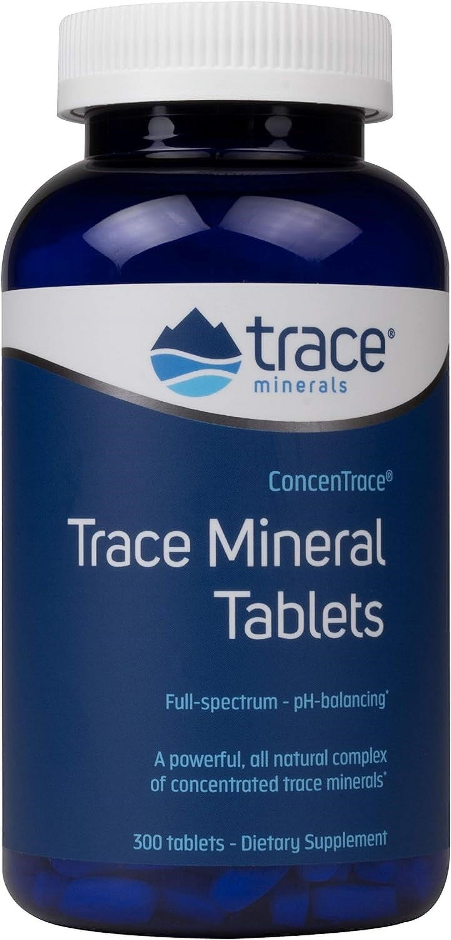 Trace Concentrace Trace Mineral Tablets 300 Tabs - Walmart.com