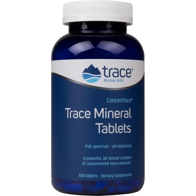Trace Concentrace Trace Mineral Tablets 300 Tabs - Walmart.com