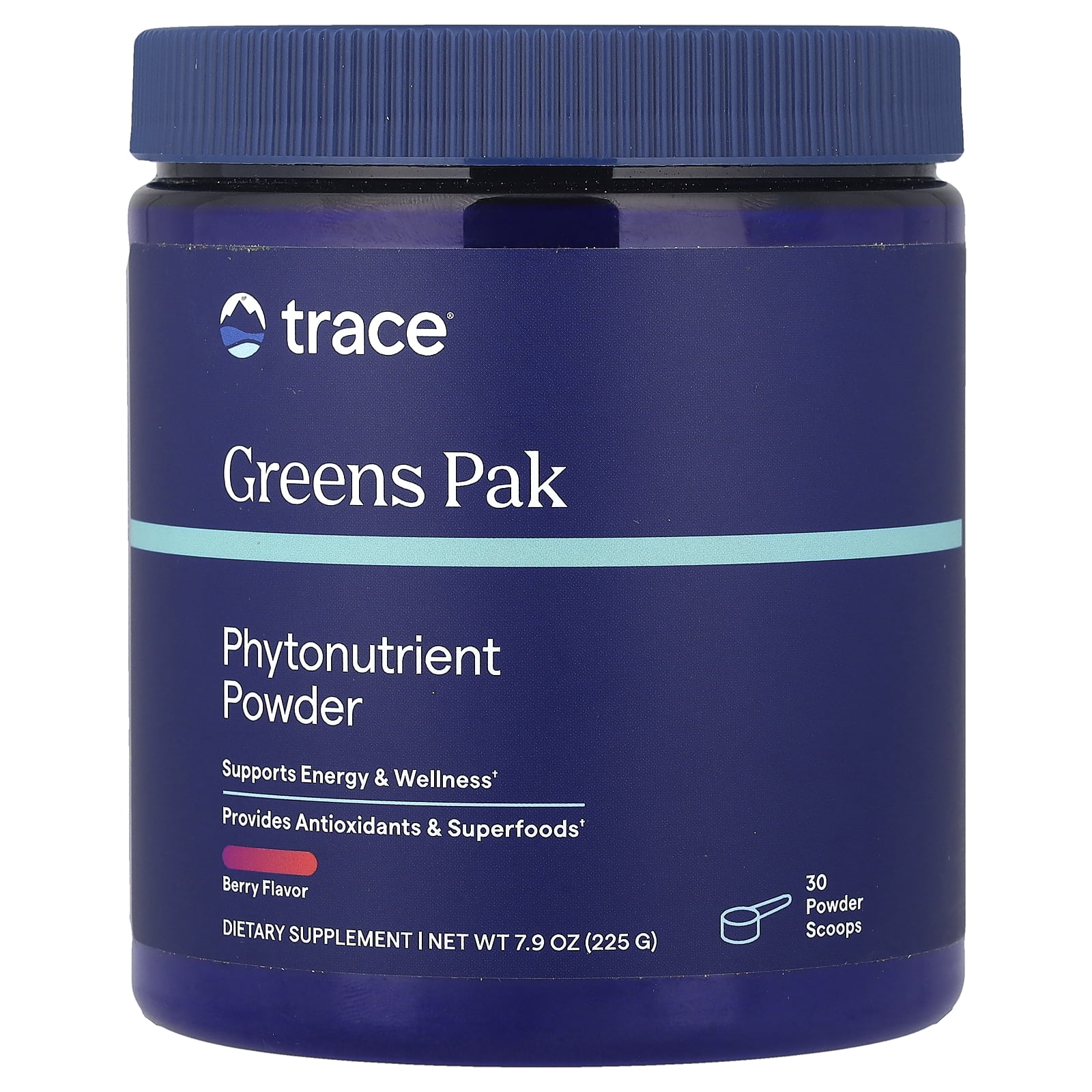 Trace Greens Pak, Phytonutrient Powder, Berry, 7.9 oz (225 g) - Walmart.com