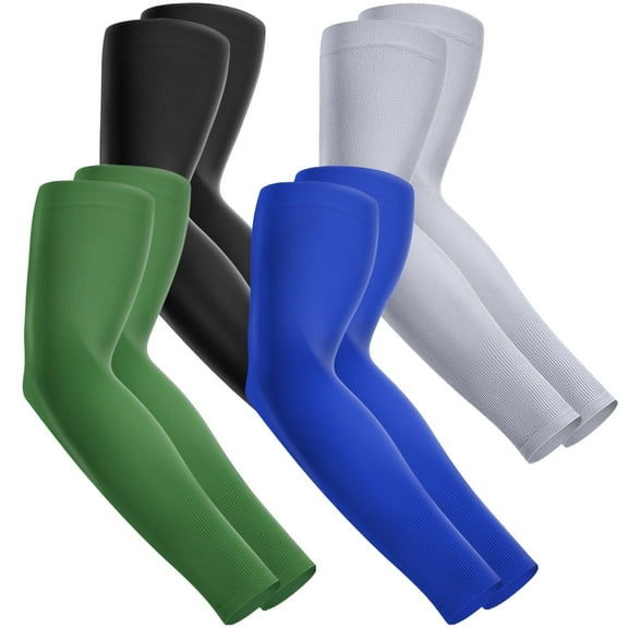 The Elixir USA Golf UV Protective Compression Arm Sleeves, Black, 4 ...