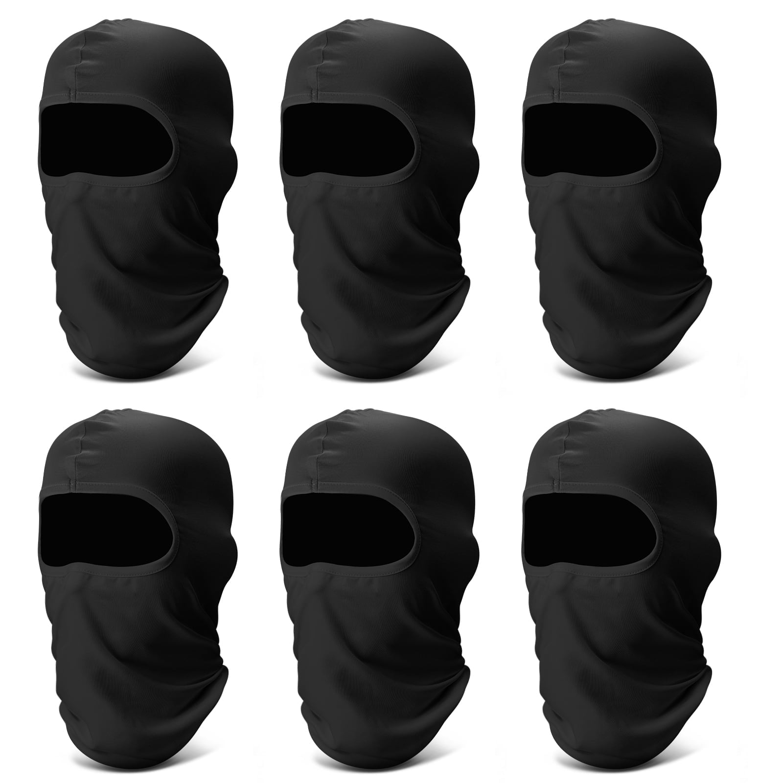 Trace Kasa Balaclava Face Mask, 6 Pack, Cooling Neck Gaiter, Windproof ...