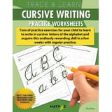 Trace & Learn - Cursive Writing: Practice Worksheets, (Paperback ...