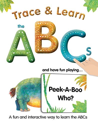 Pre-Owned Trace & Learn the ABCs: And Have Fun Playing Peek-A-Boo Who ...