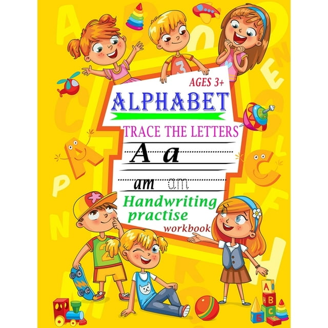 Trace Letters: Alphabet Handwriting Practice workbook for kids ...