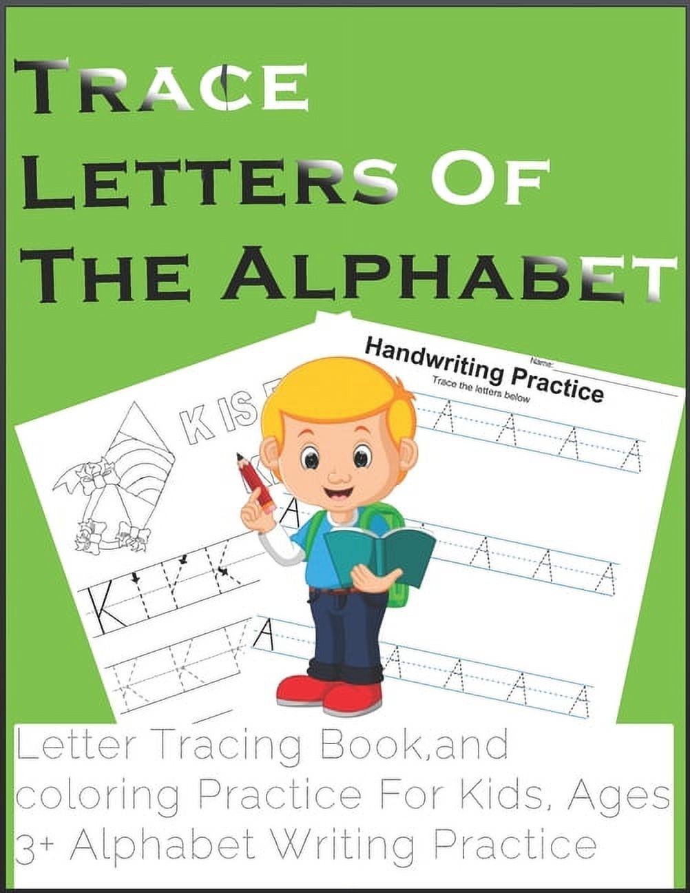 Trace Letters Of The Alphabet, Letter Tracing Book, and coloring ...