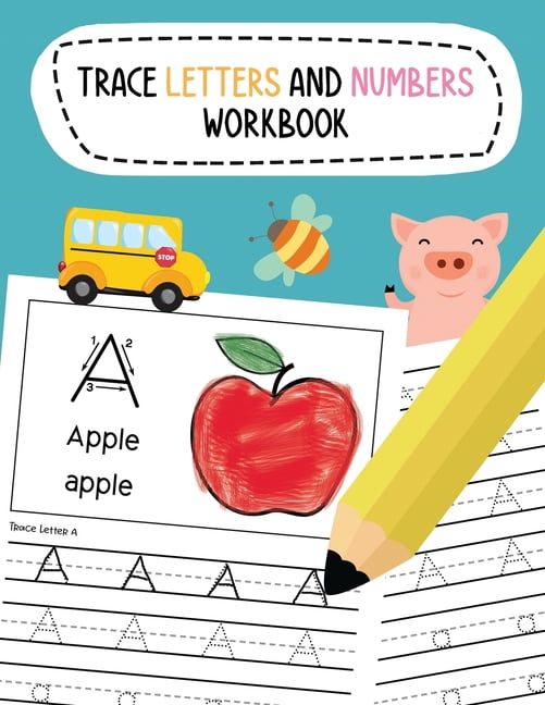 Trace Letters and Numbers Workbook Trace Letters and Numbers Workbook ...