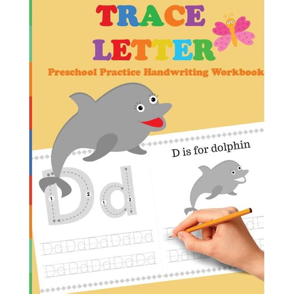 Trace Letters : Preschool Practice Handwriting Workbook - Walmart.com