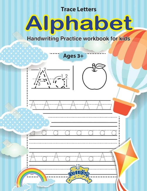 Trace Letters : Trace Letters Alphabet Handwriting Practice workbook ...