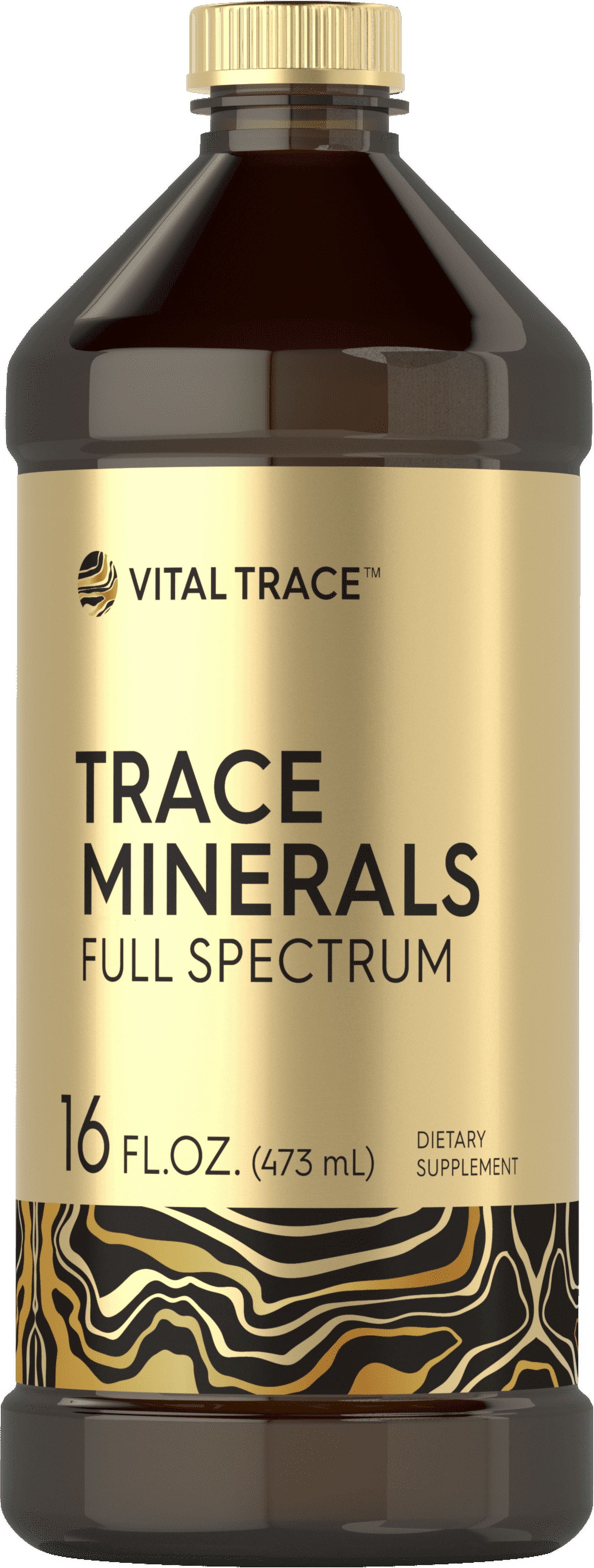 Trace Mineral Drops | 16 fl oz | Full Spectrum Minerals Supplement | By ...