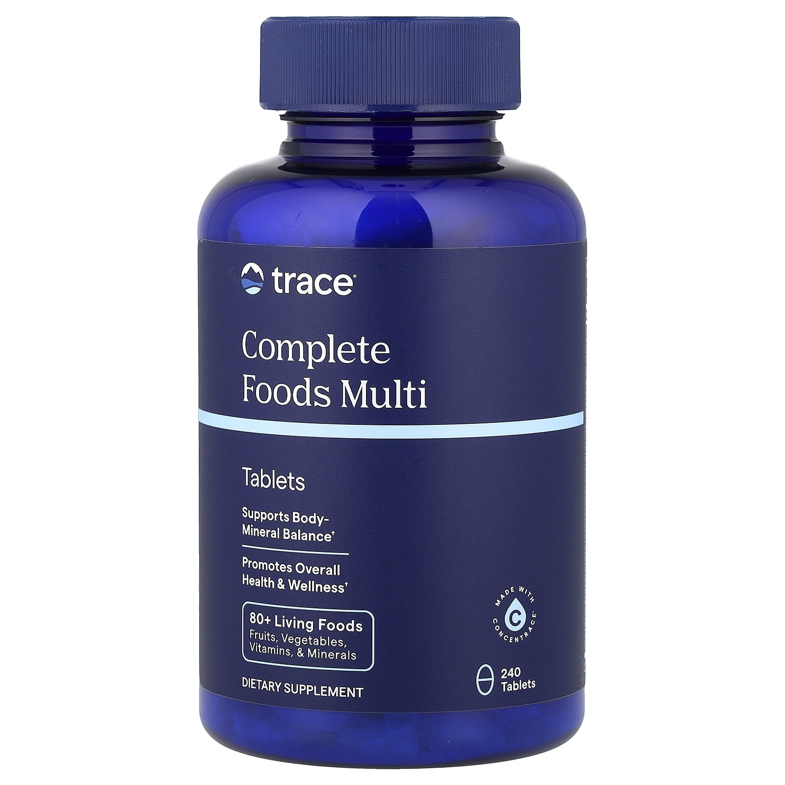 Trace Complete Foods Multi, 240 Tablets - Walmart.com