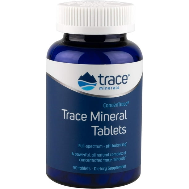 Trace Concentrace Trace Mineral Tablets 90 Tabs - Walmart Business Supplies