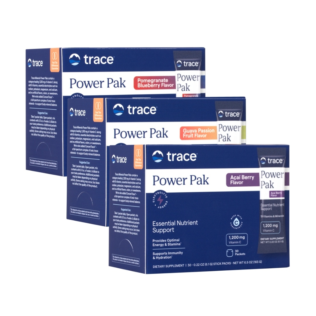 Trace Minerals Power Pak - Multivitamin Packets for Essential Nutrient ...
