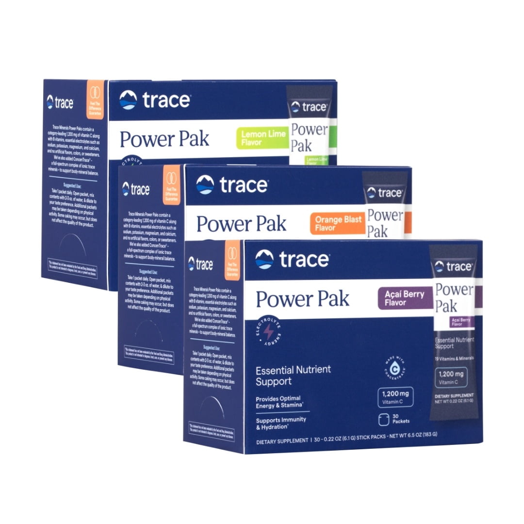 Trace Minerals Power Pak Multivitamin and Multimineral with 1200mg of ...