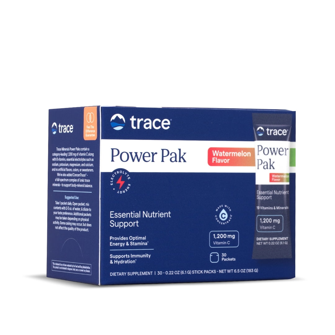 Trace Minerals Power Pak - Daily Health Support Supplement with ...