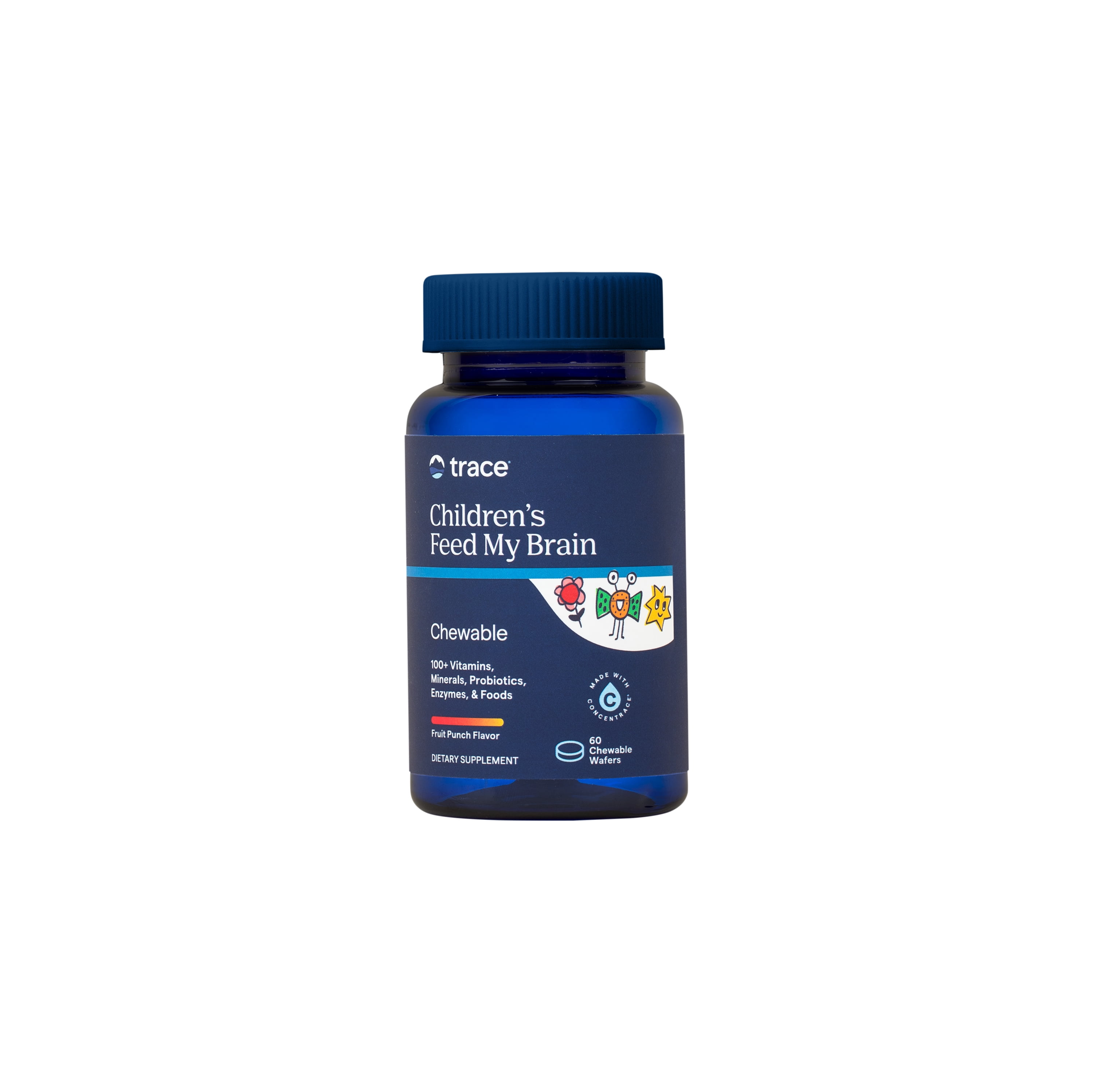 Trace Minerals FMB: Feed My Brain for Children 60 Waffers - Walmart.com