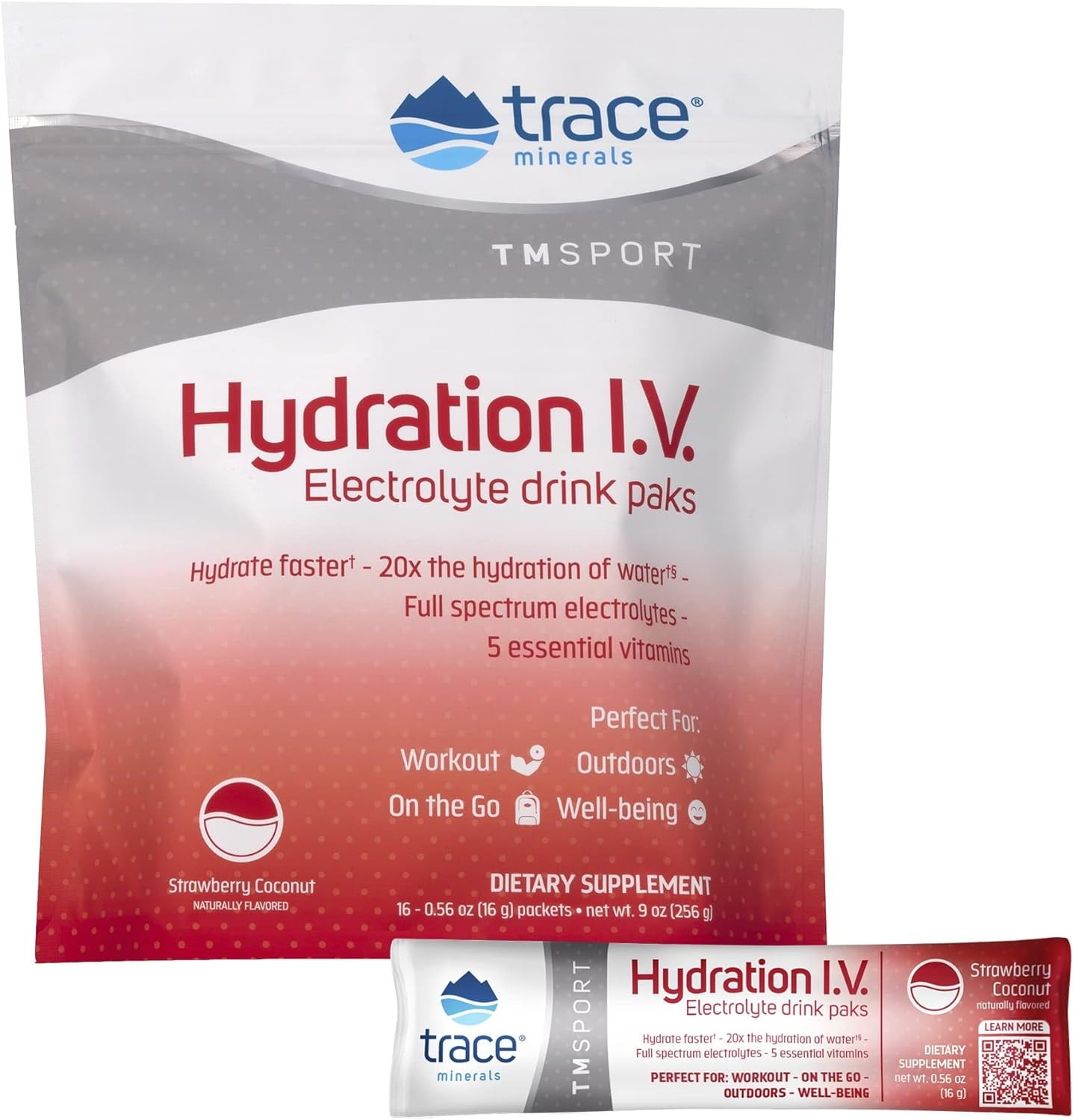 Trace Minerals | Hydration I.V. Electrolytes Powder Packets | Full ...