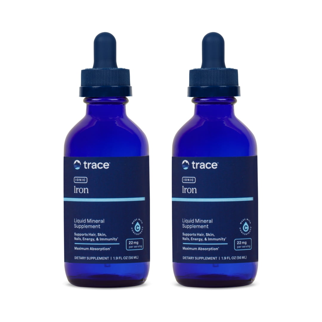 Trace Minerals Ionic Iron - Liquid Iron Drops for Healthy Mindset ...