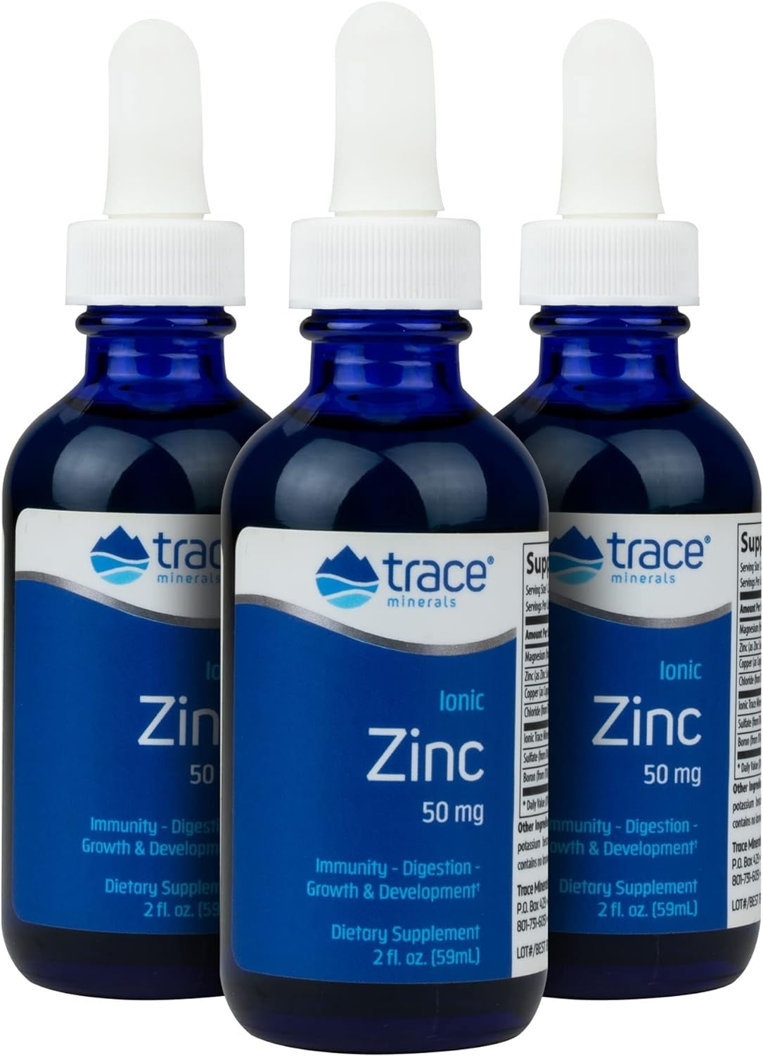 Trace Minerals | Liquid Ionic Zinc | 50 mg Zinc with Magnesium ...