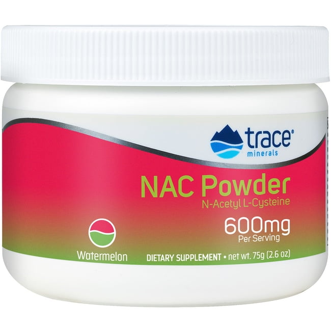 Trace Minerals NAC Powder N-Acetyl L-Cysteine Powder - 30 Servings ...