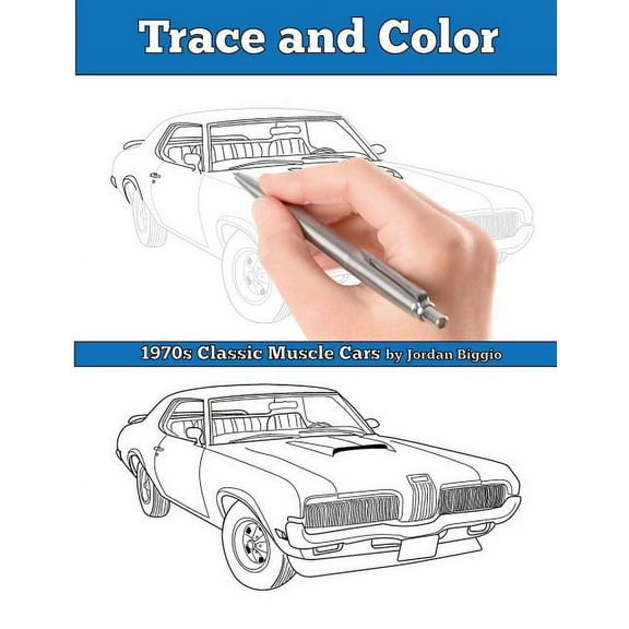 American Muscle Cars Coloring Book for Adult: 100+ New and Exciting ...
