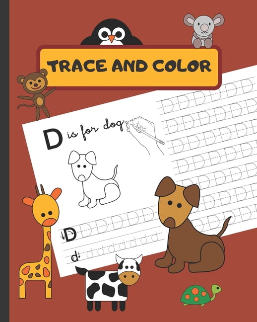 Trace and Color: Animal Letter Tracing Book - Alphabet - A Cute Kids ...