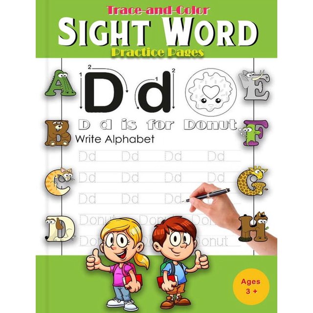 Trace-and-Color Sight Word Practice Pages: A Magical Sight Words and ...