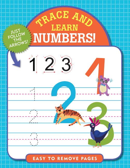 Trace and Learn: Numbers!, (Paperback) - Walmart Business Supplies