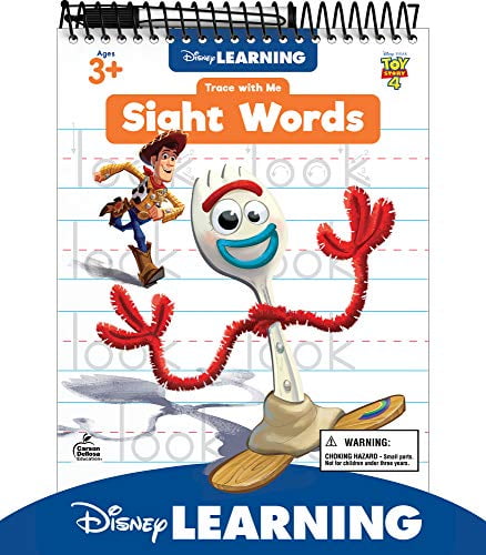 Pre-Owned Trace with Me Disney/Pixar Sight Words (Spiral-Bound ...