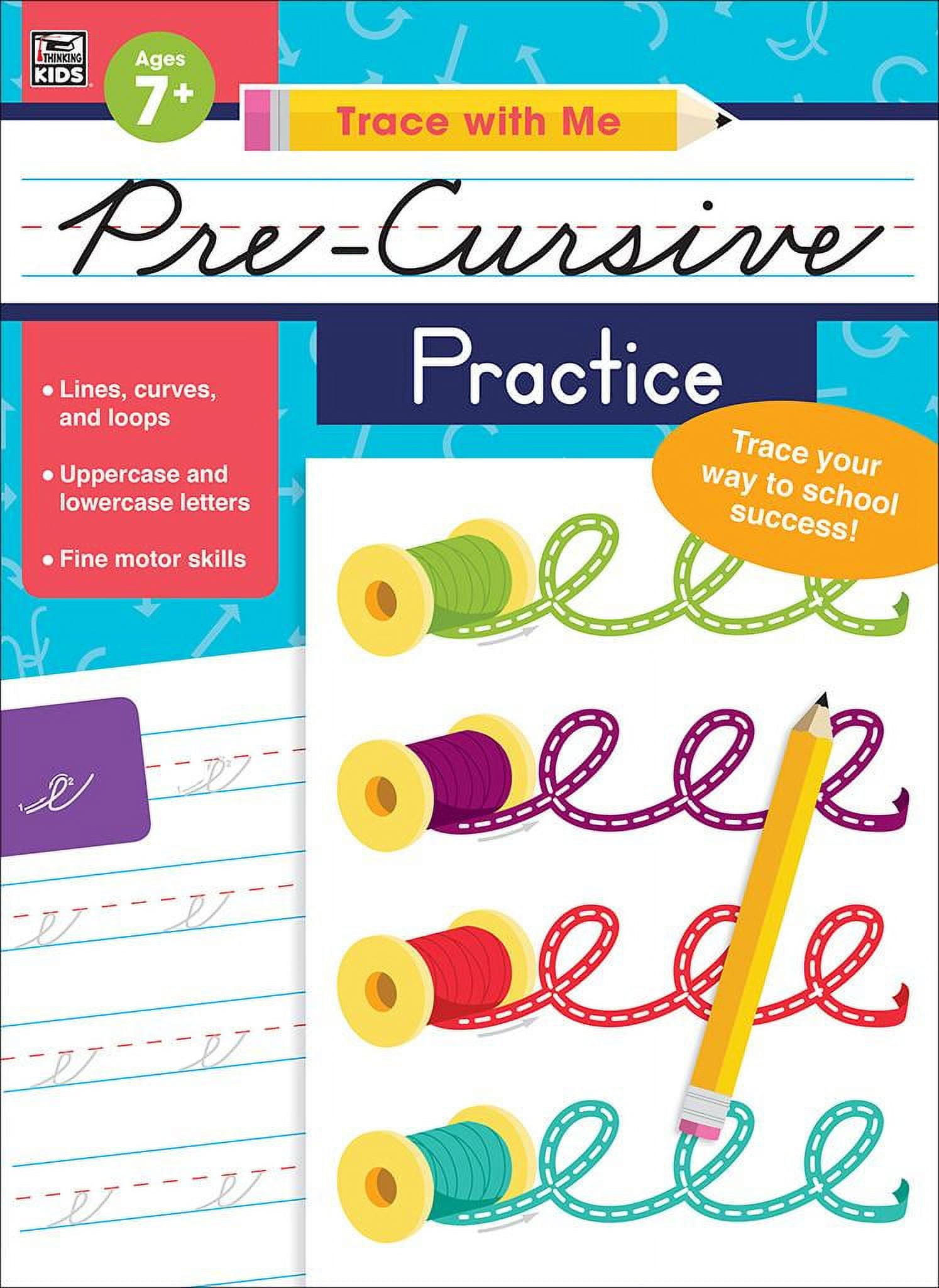 Trace with Me: Trace with Me Pre-Cursive Practice (Paperback) - Walmart.com