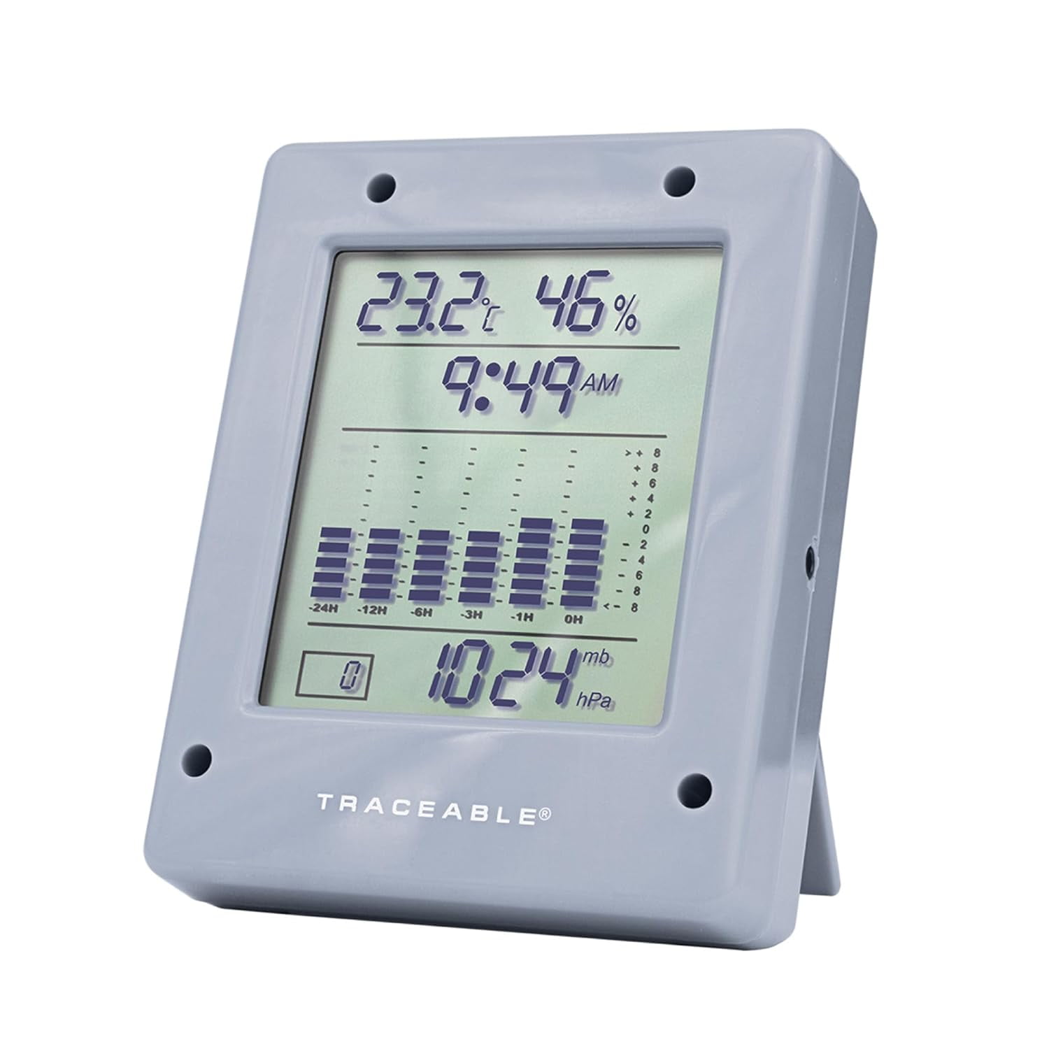 Traceable Calibrated Digital Barometer, 7.25 - 14.94 PSI, 0.1 Hg ...
