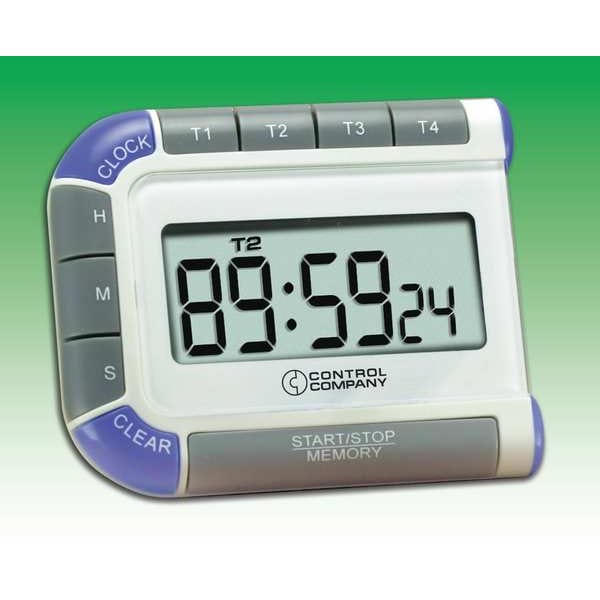 Traceable Digital Timer,3/4 In. LCD,4 channels 7074 - Walmart.com