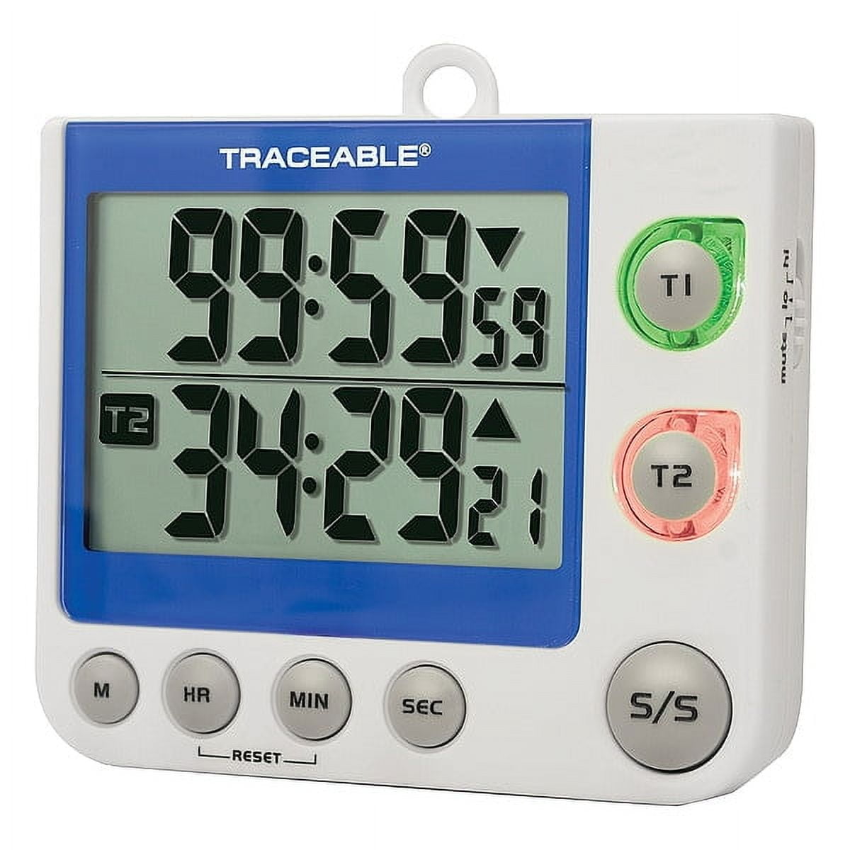Traceable LED,Flash,Big Digit 2-Channel Timer 5017 - Walmart.com