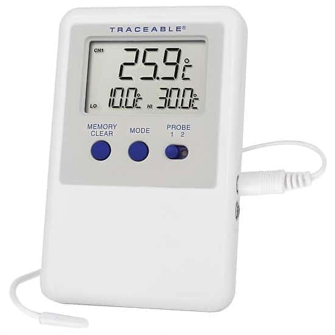 Traceable Ultra Calibrated Refrigerator/Freezer Thermometer (1 Bullet ...