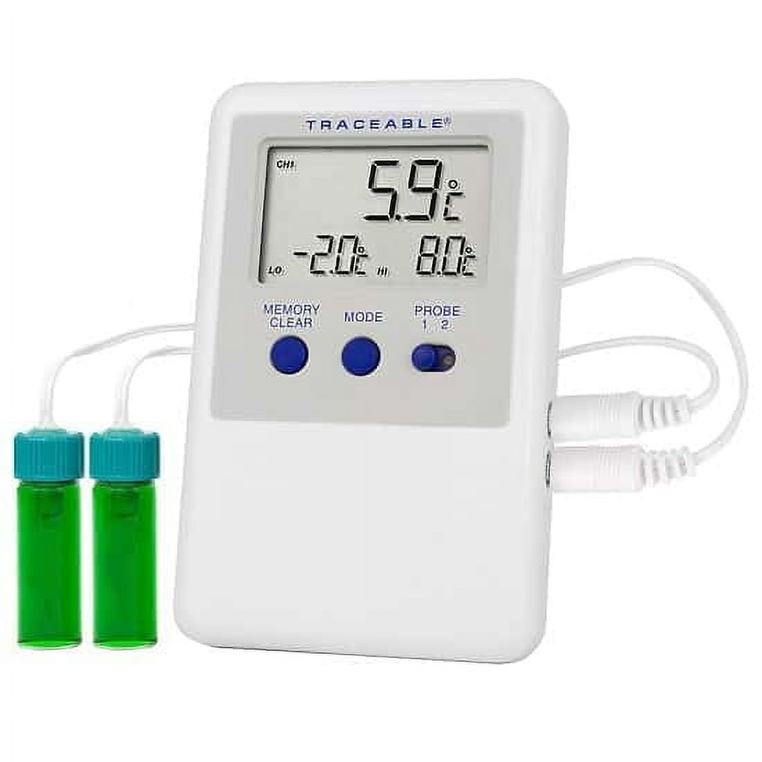 Traceable Ultra Calibrated Refrigerator/Freezer Thermometer (2 Vaccine ...