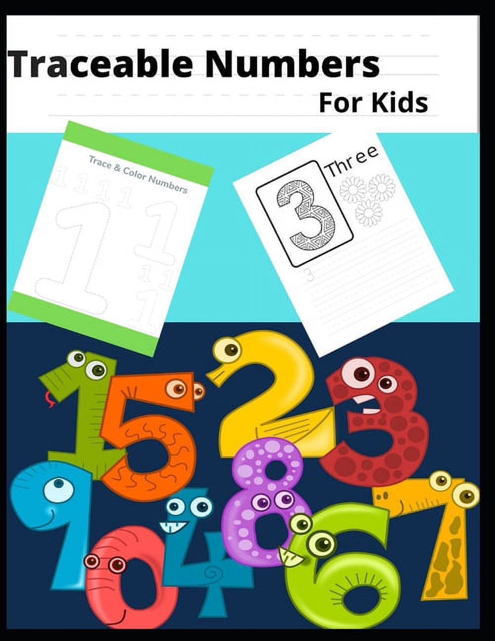 Traceable numbers for kids : Traceable numbers workbook 1-5 (Paperback ...
